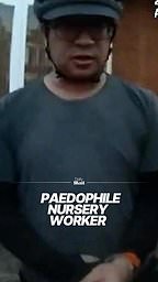 Moment police arrest paedophile male nursery worker Vincent Chan