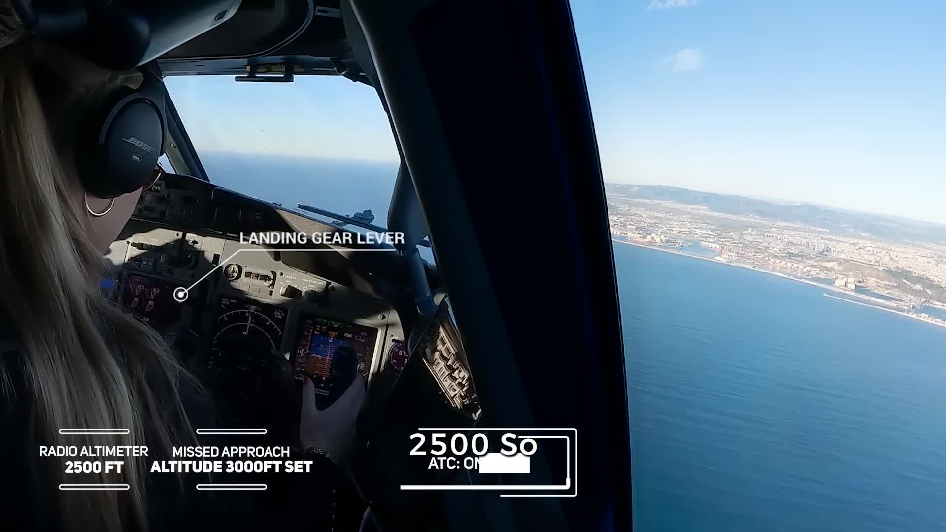 BOEING 737 Stunning LANDING SPAIN BARCELONA