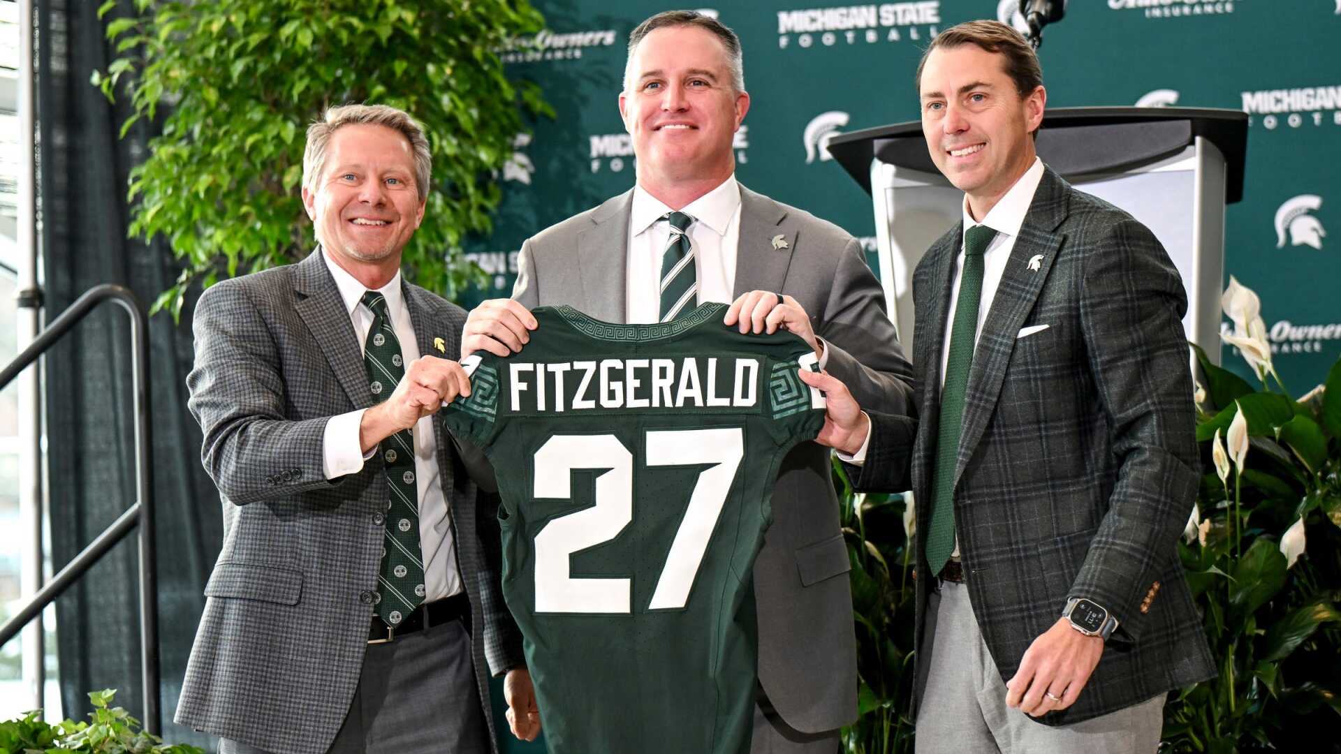 Michigan State hires Pat Fitzgerald with five-year, $30 million ...