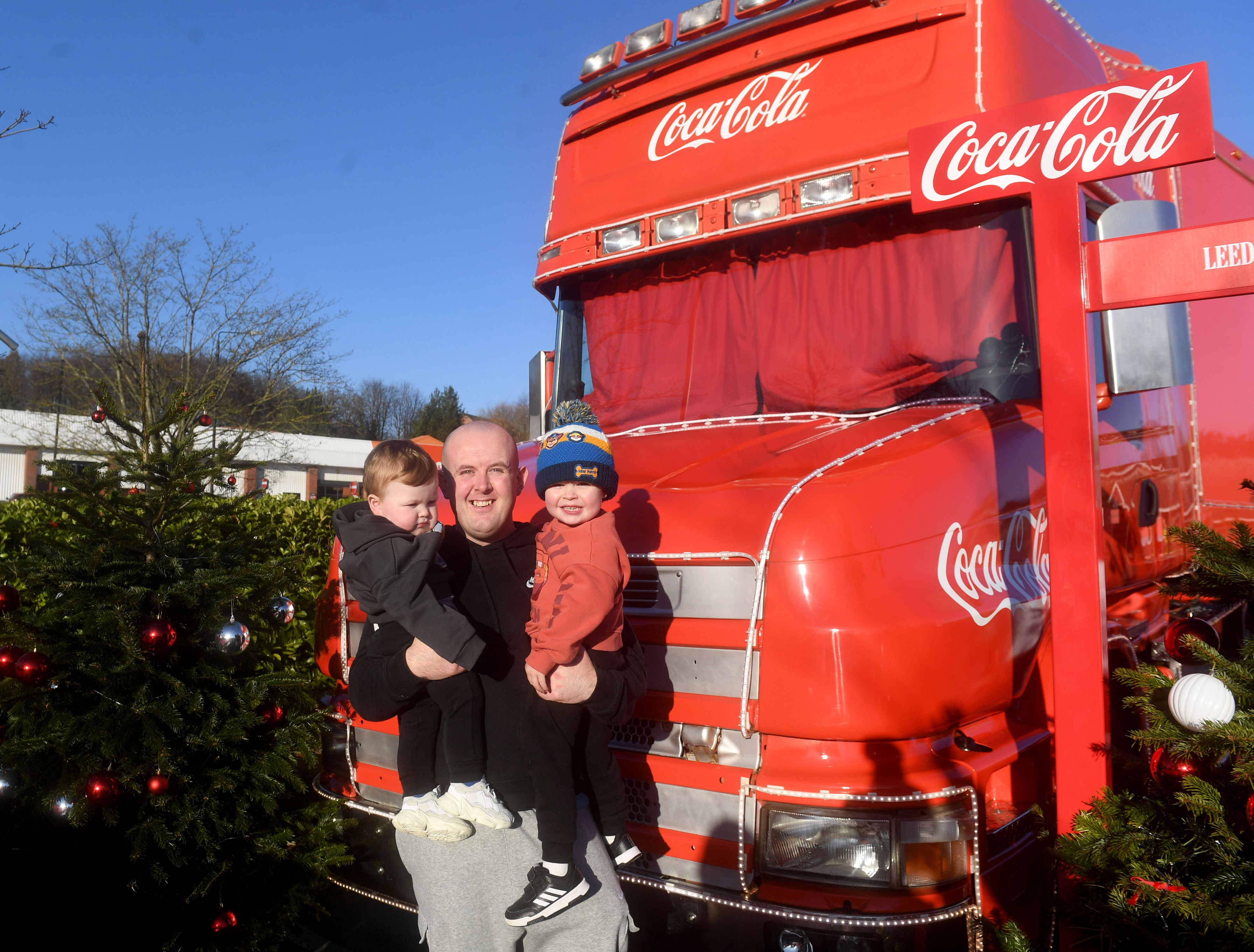 Seven fabulous festive photos as the Coca-Cola Truck rolls into Leeds