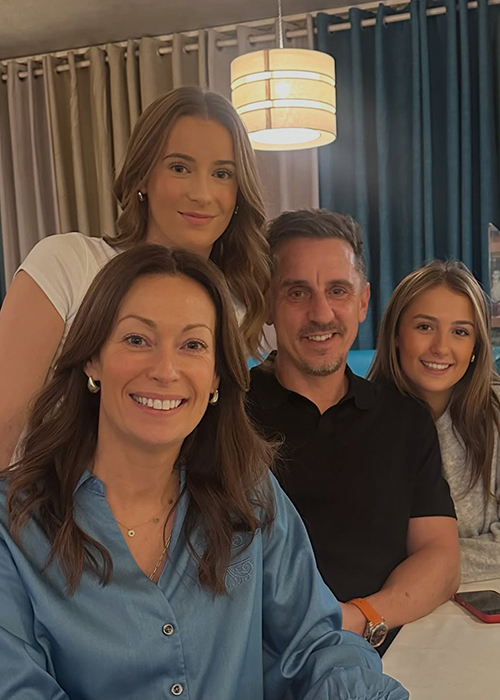 Gary Neville collects honorary doctorate in Belfast with proud wife ...