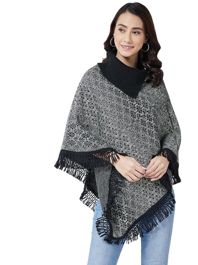 Elegant Women’s Winter Ponchos That Blend Warmth, Style, and Everyday ...