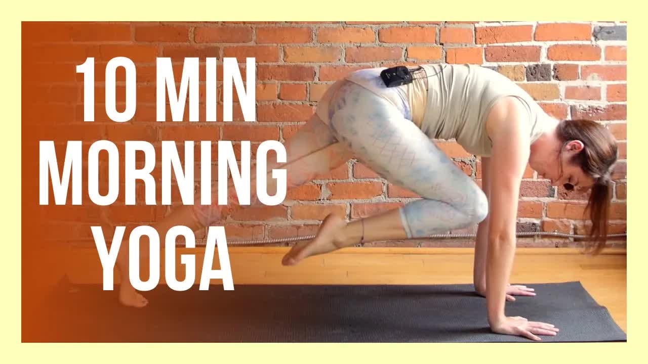 10 min SUNRISE Yoga for Energy - Morning Yoga Stretch NO PROPS