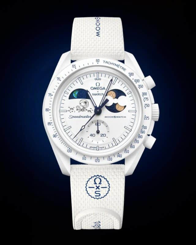 Swatch x Omega Moonswatch Mission To Earthphase Moonshine Gold Cold ...