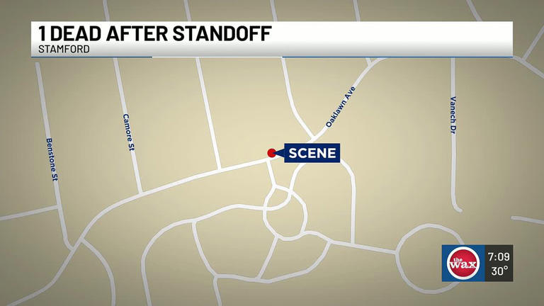 Stamford police standoff ends with 2 dead, explosive devices found