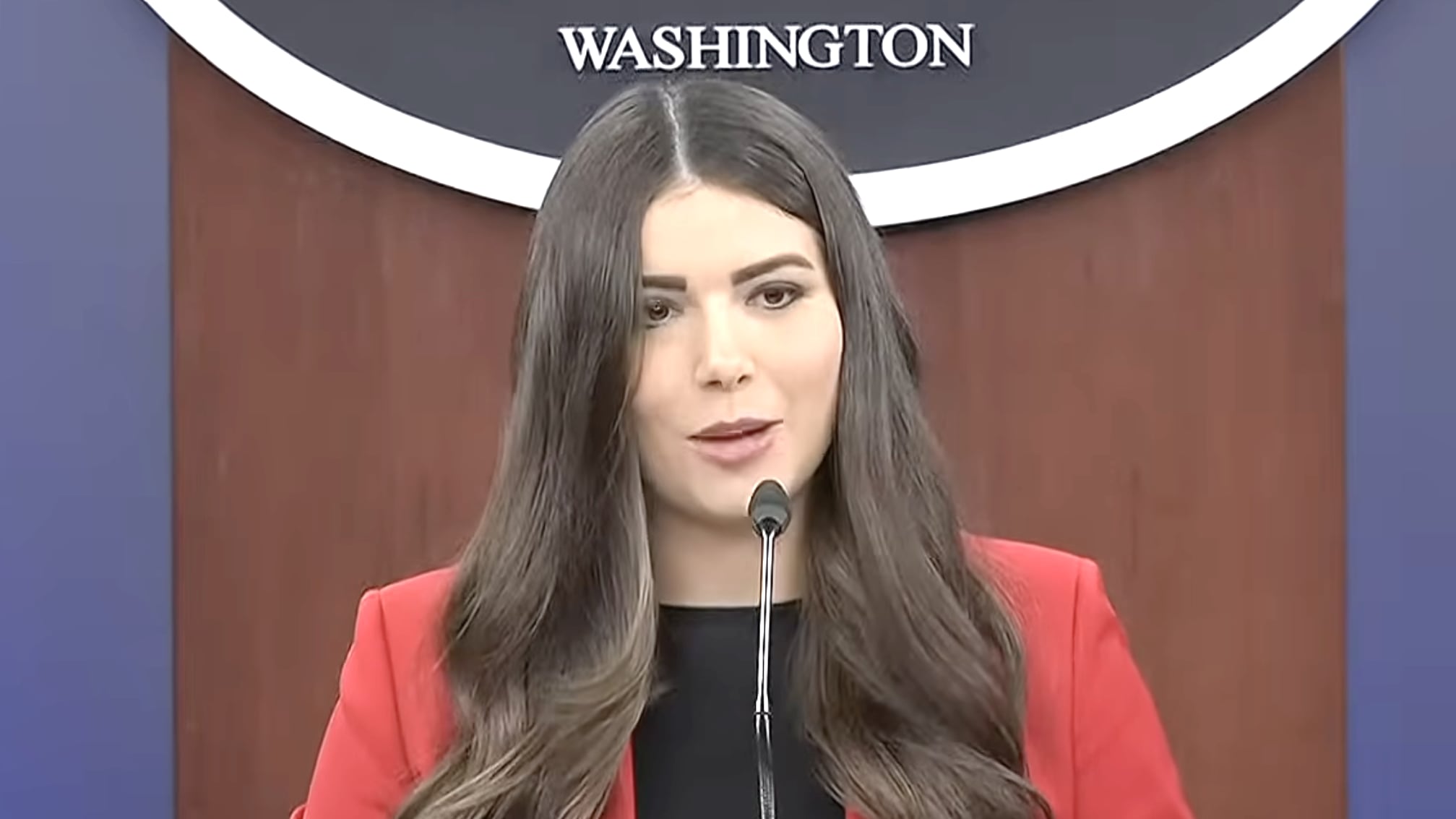 Pentagon Pete Mouthpiece Mocked for Softball Podium Debut