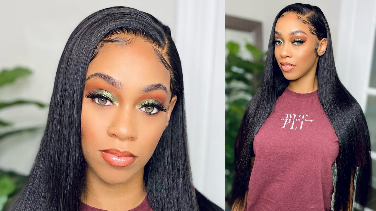 Her first frontal slay: Stunning lace melt transformation