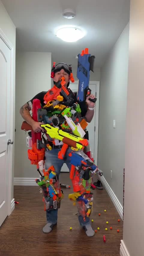 Always NERF battle ready