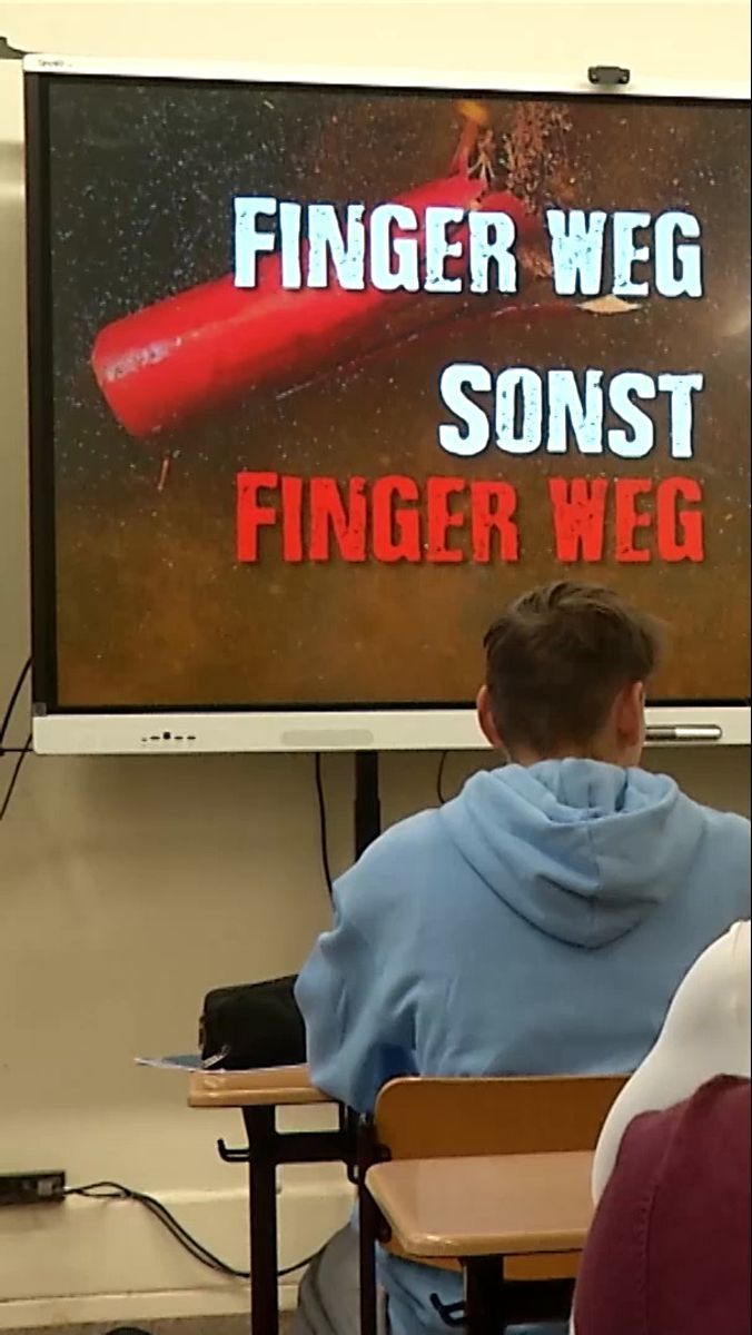 «Finger weg – sonst Finger weg!» - Polizei warnt Schüler vor Feuerwerk