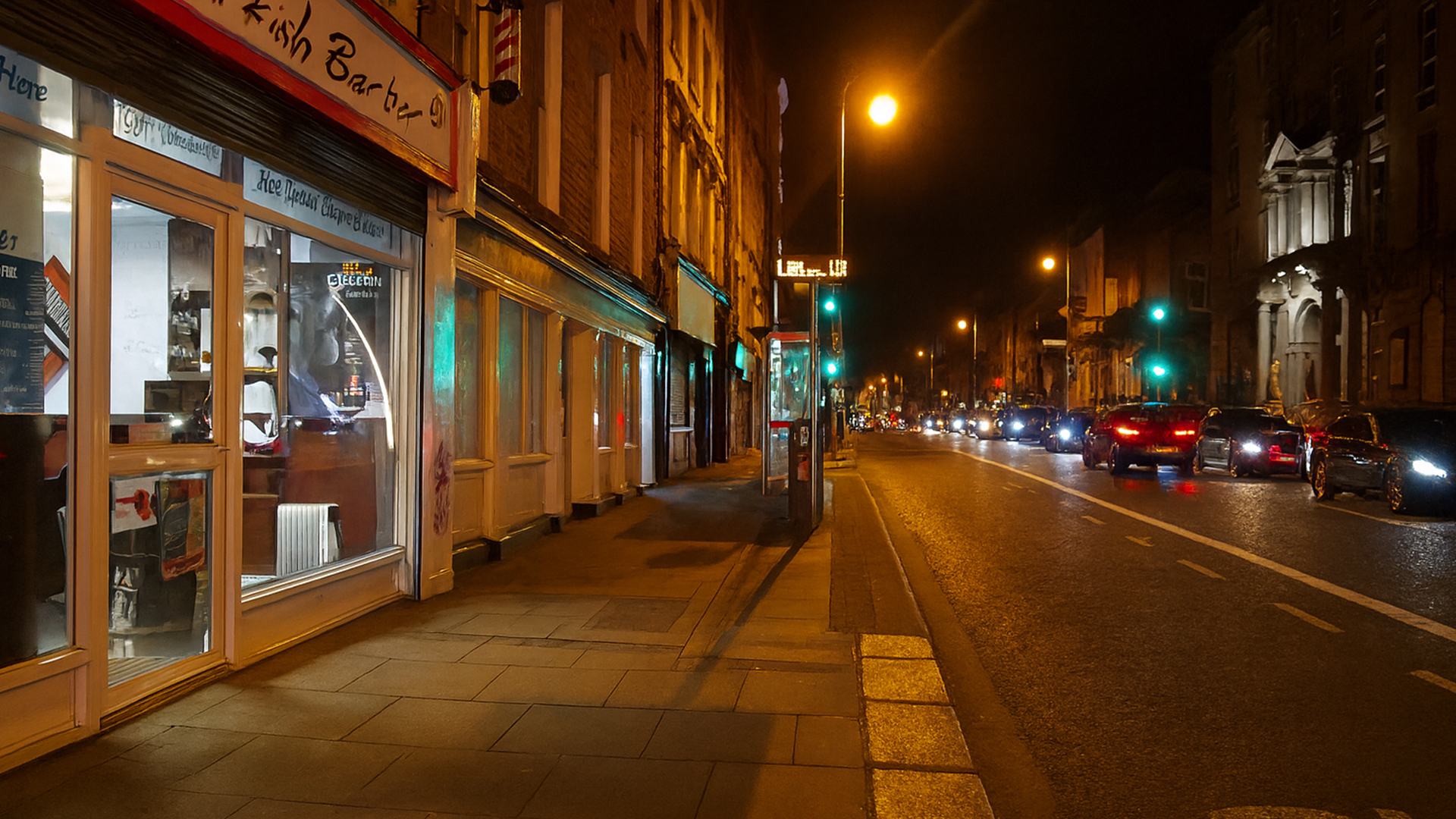 À quoi ressemble Dublin la nuit