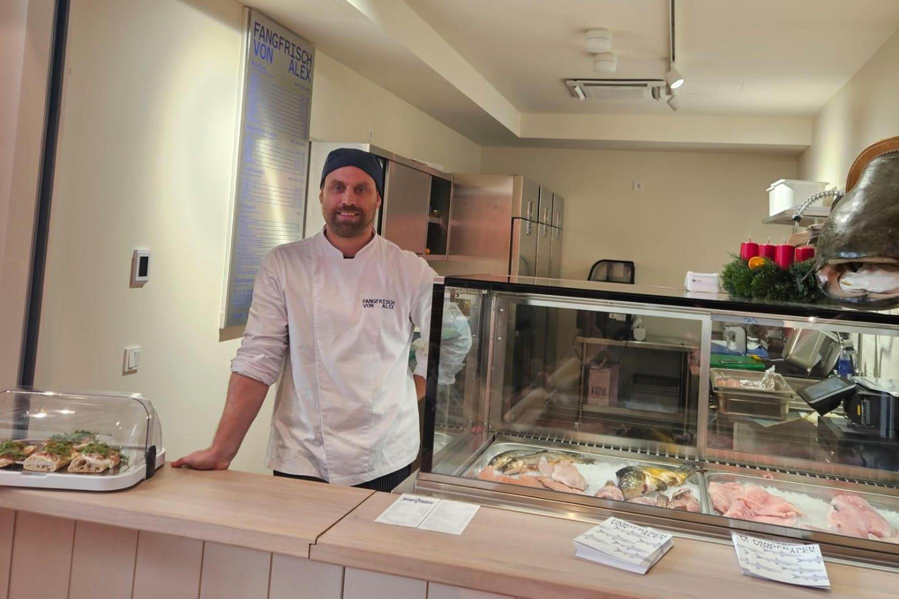 Am Naschmarkt: Alexander Moser macht in Wien Appetit auf Kärntner Fisch