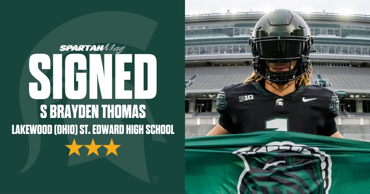 Michigan State signs 2026 three-star Lakewood (Ohio) St. Edward S ...