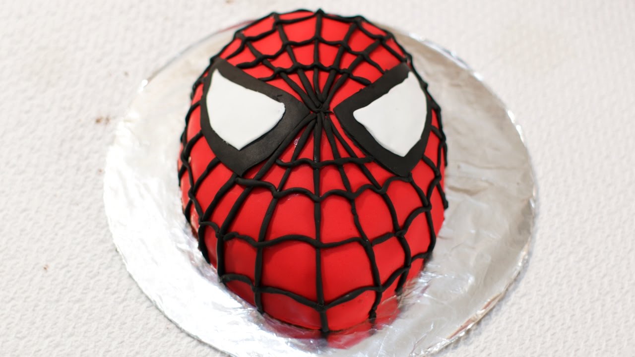 Spiderman Cake Tutorial - How to make a Spider-Man Cake