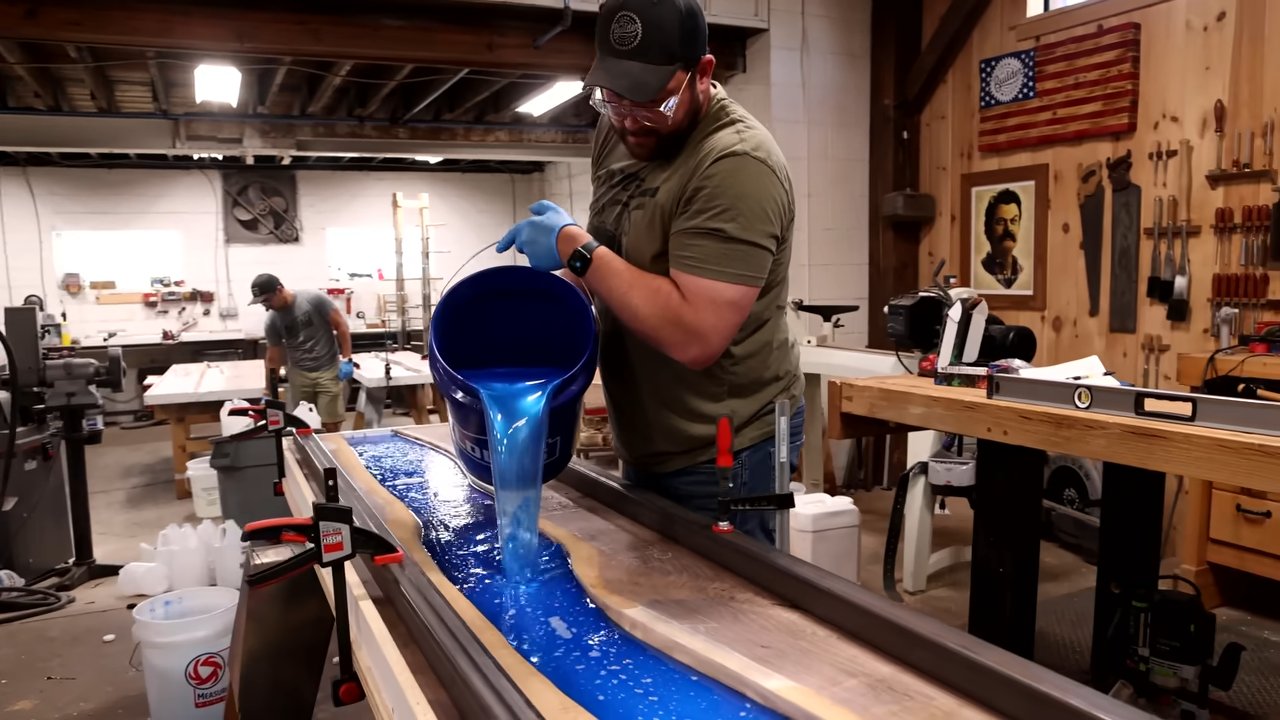 Watch My LARGEST River Table Pour Yet!