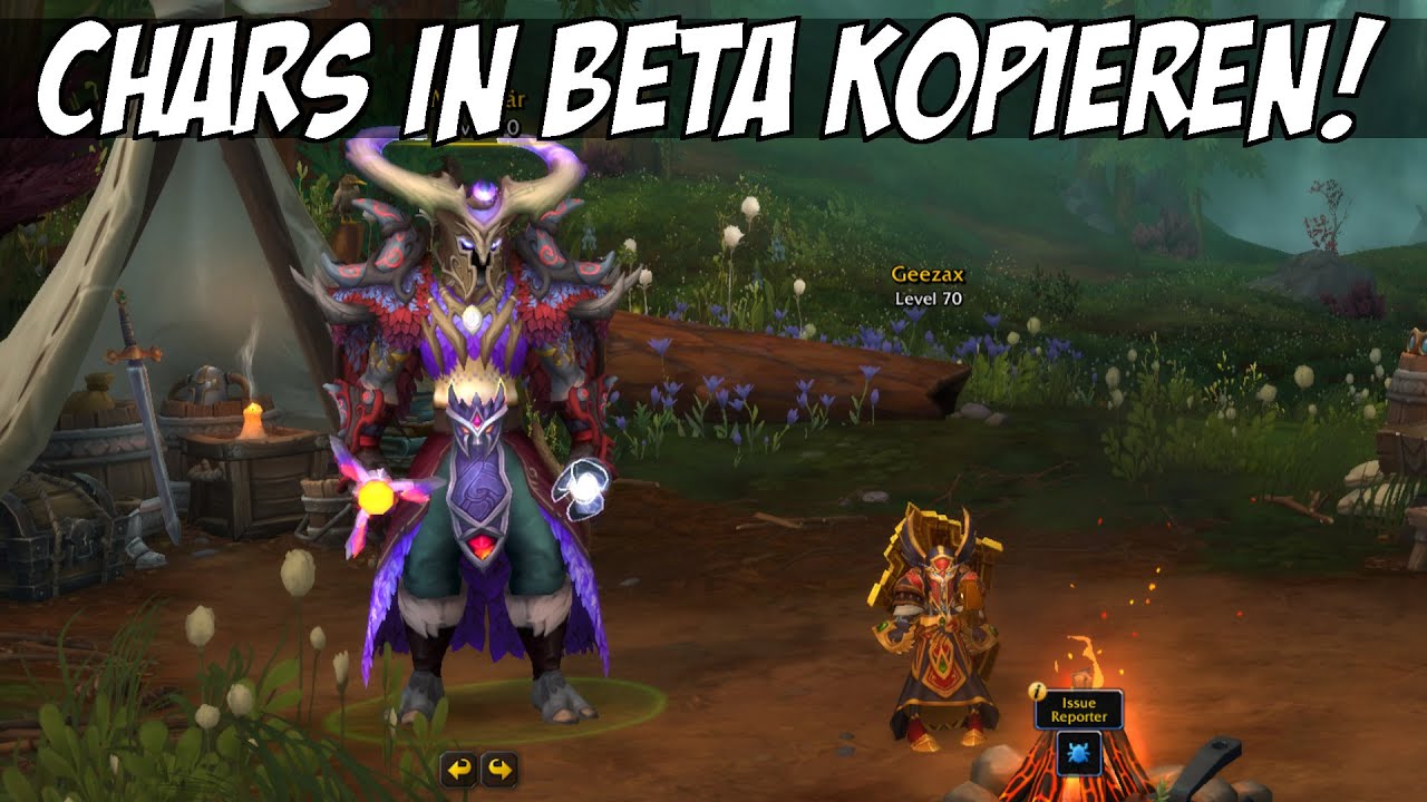 Samt Keybinds: So übertragt ihr eure Lieblings-Char aus Retail in die ...