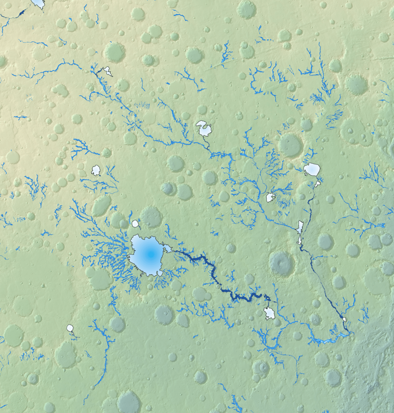 Scientists discover 16 giant river networks on ancient Mars where life ...