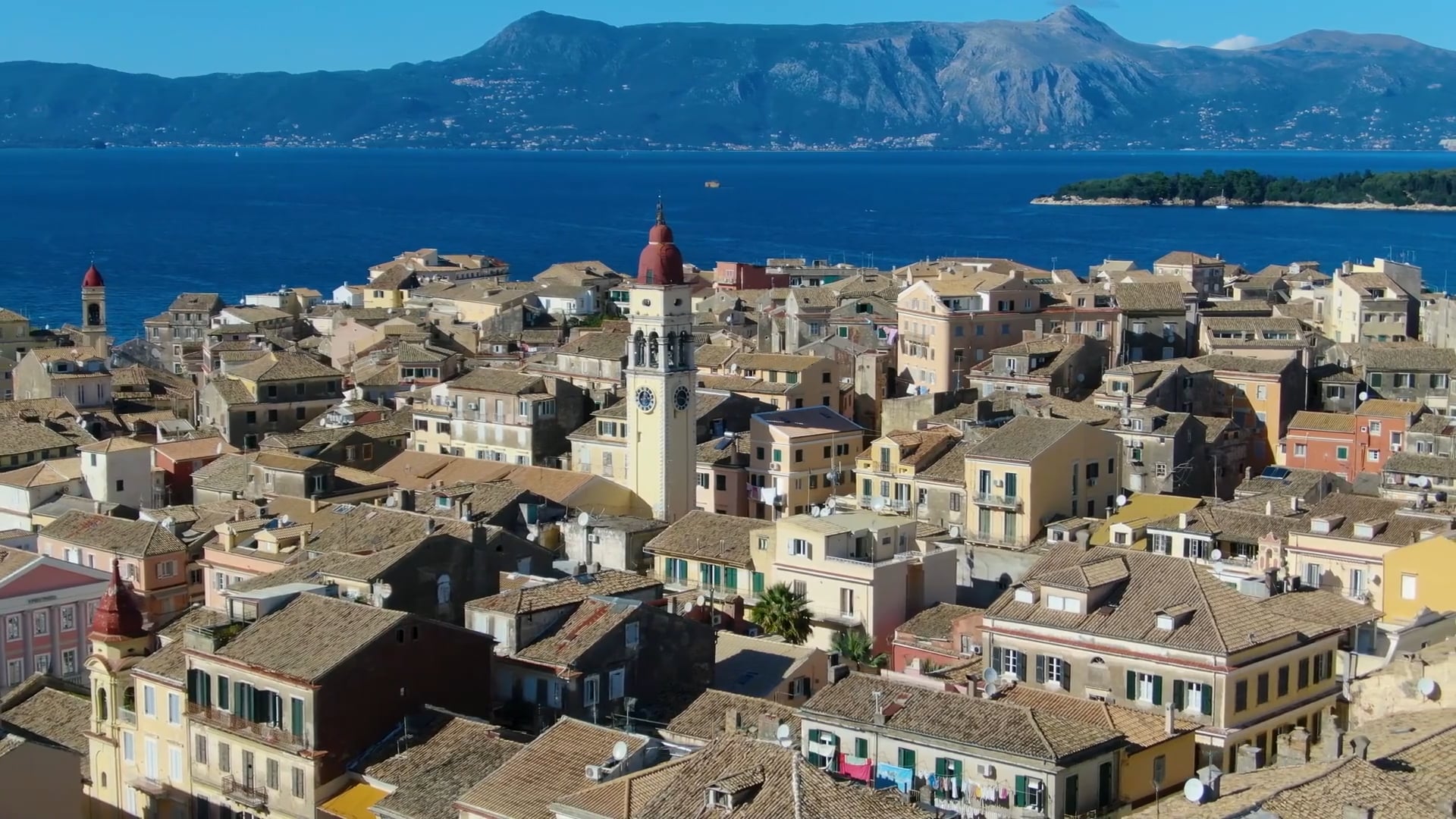 Corfu: Drone Flight Over Stunning Greek Island