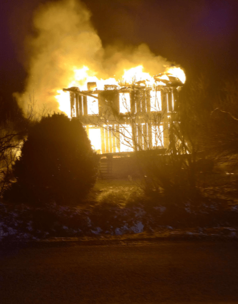 2 dead after home destroyed by late-night fire in Bedford County