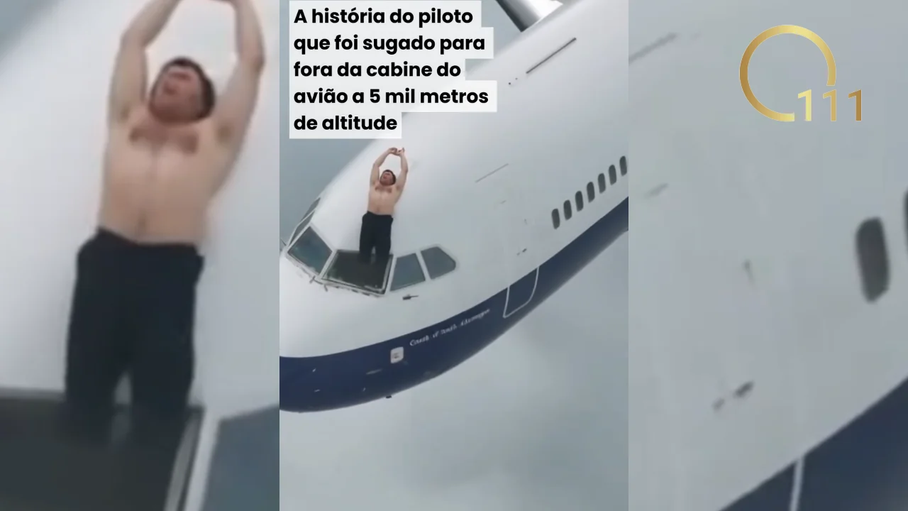 A história do piloto que foi sugado para fora da cabine do avião a 5 ...