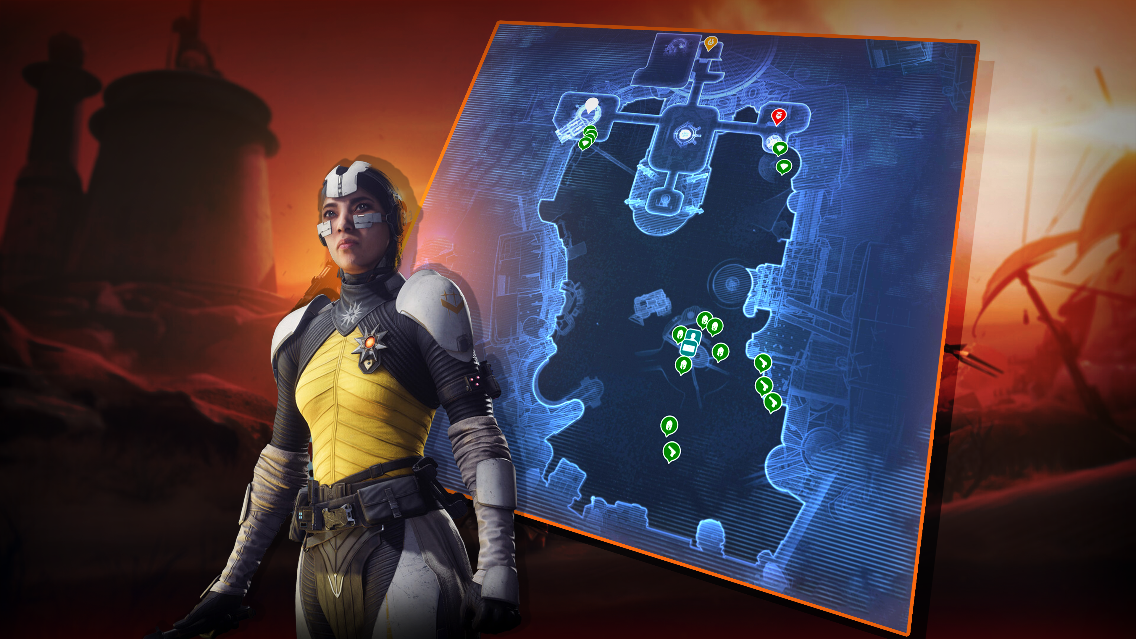 Destiny 2 Tharsis Outpost Interactive Map