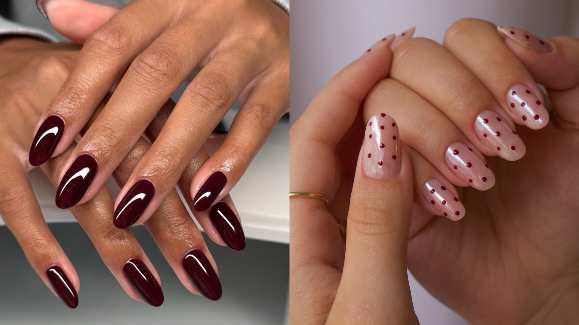 17 Wine Color Nails Ideas to Try This Winter