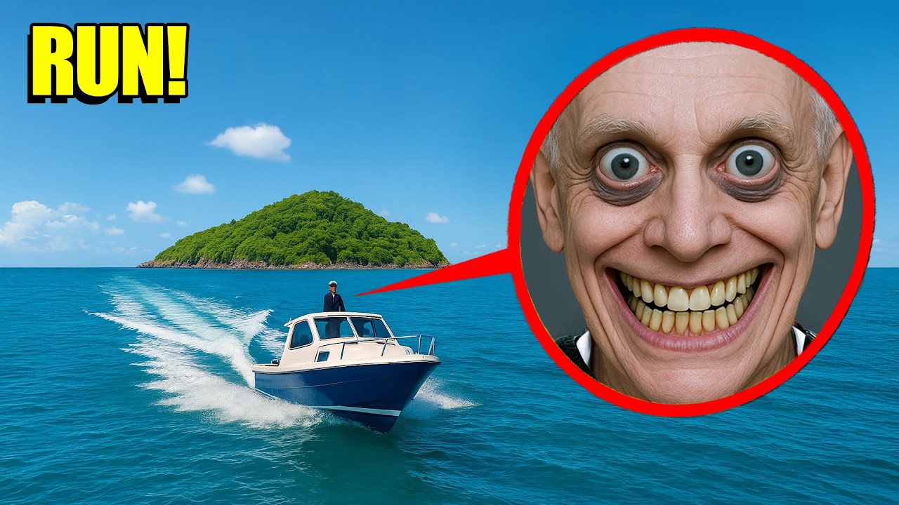 What to do if you see strangers smiling on an abandoned island