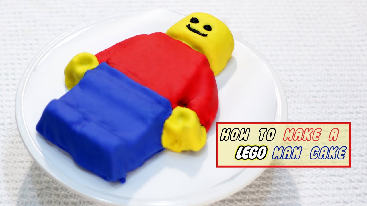 How to make a Lego man cake