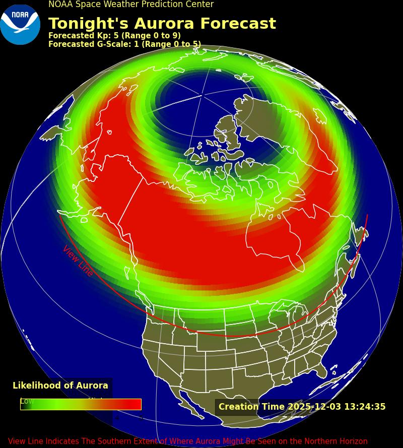 Northern lights could be visible in 15 states tonight, including Vermont