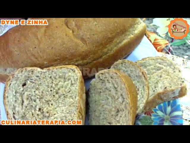 O melhor pão integral com linhaça rico em fibras - Culinária Terapia ...