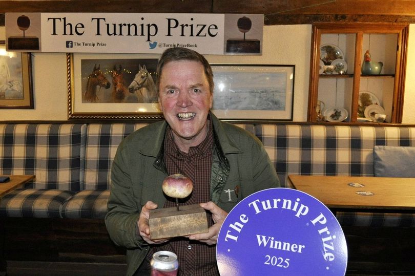 Winner of fake art award the Turnip Prize named - as a crushed beer can