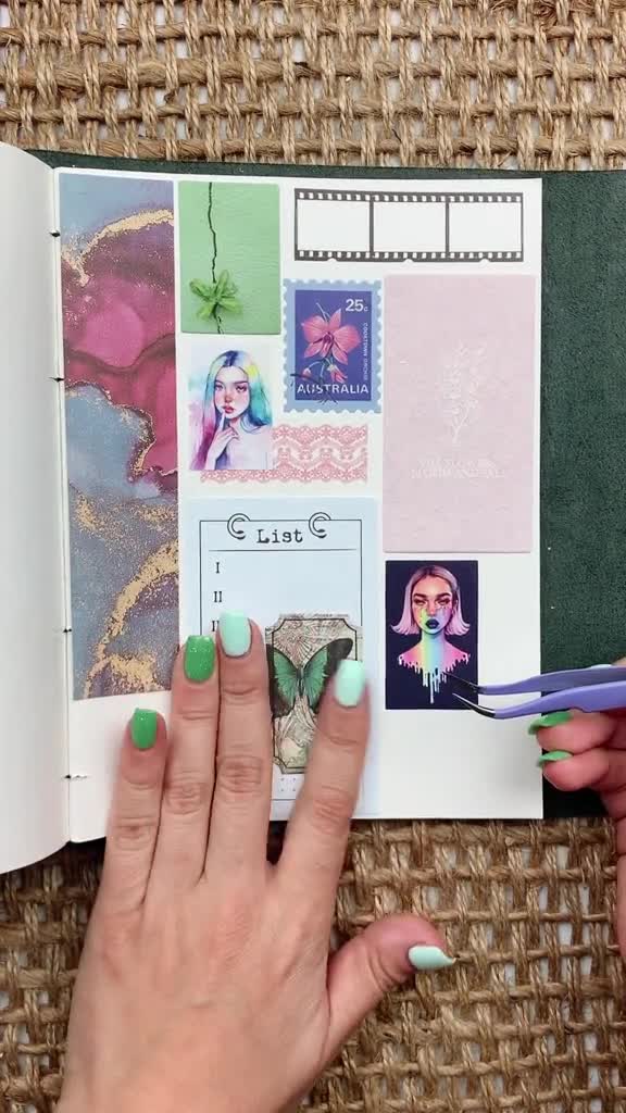 Do You Love or Hate the Green Ink in My ASMR Art Journal?