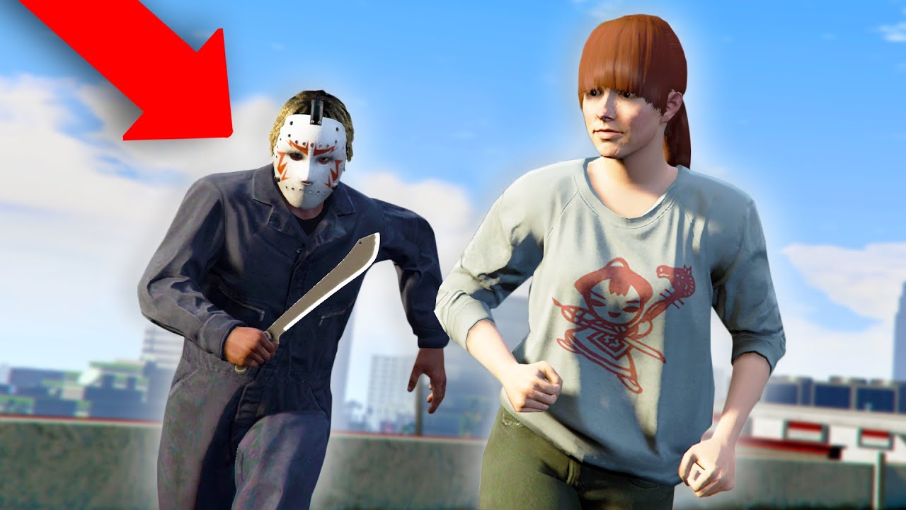 Playing as Jason in GTA 5 online! Friday the 13th! | GTA 5 thug life #340
