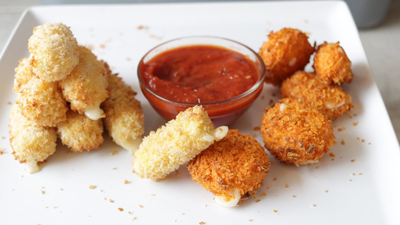 How to make cheese sticks in air fryer | Mozzarella sticks recipe