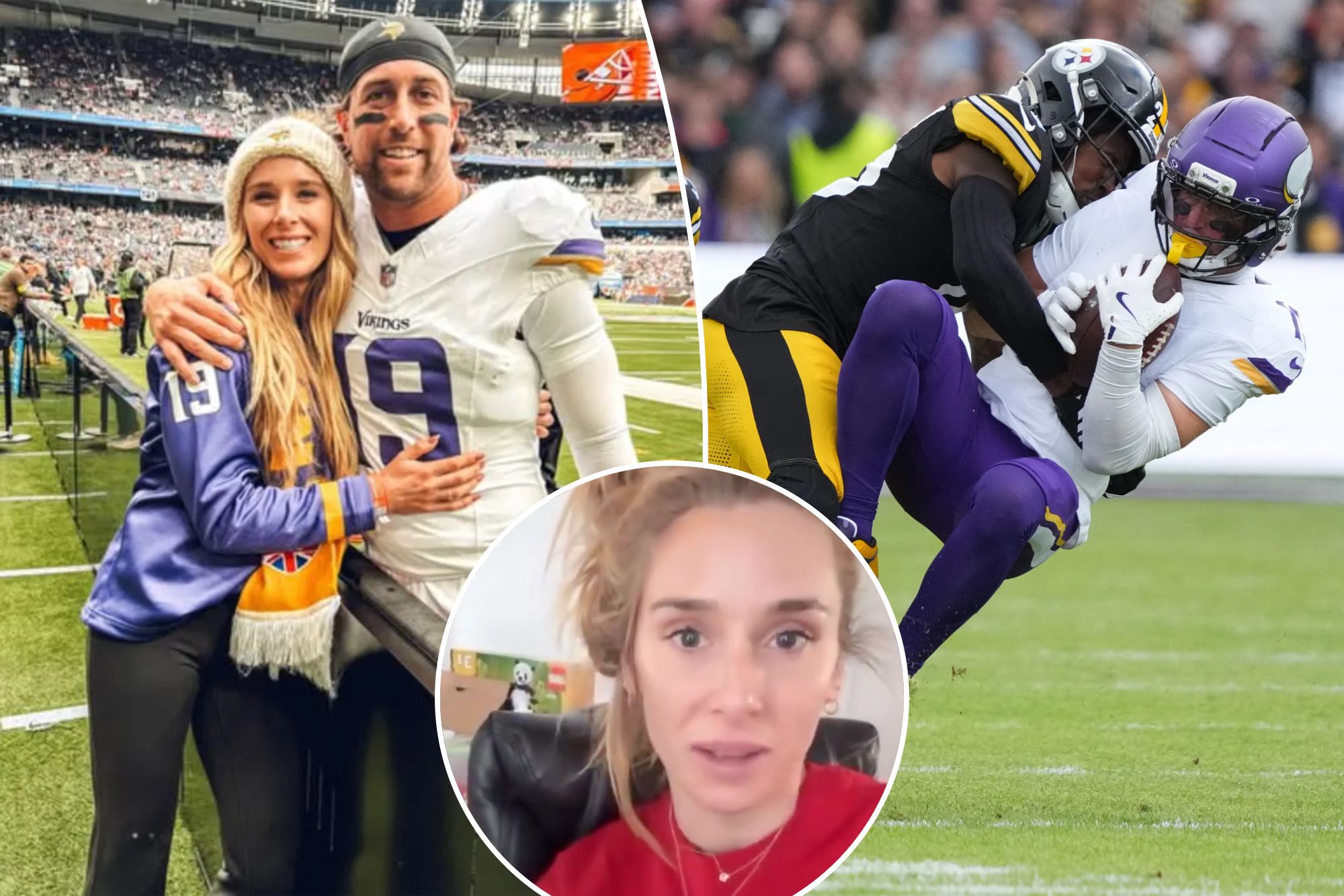 Adam Thielen’s wife expands on his Vikings split before retirement ...