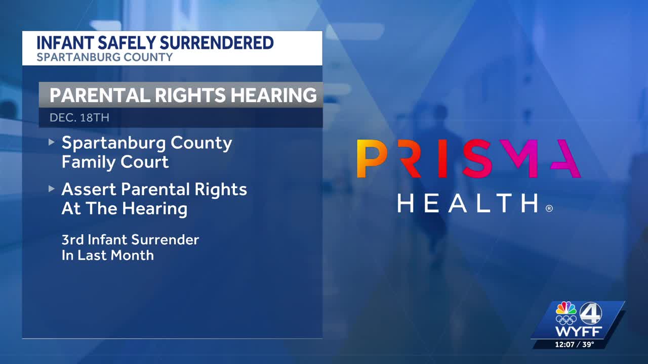 Baby safely surrendered at Prisma Health Greer Memorial Hospitalunder ...