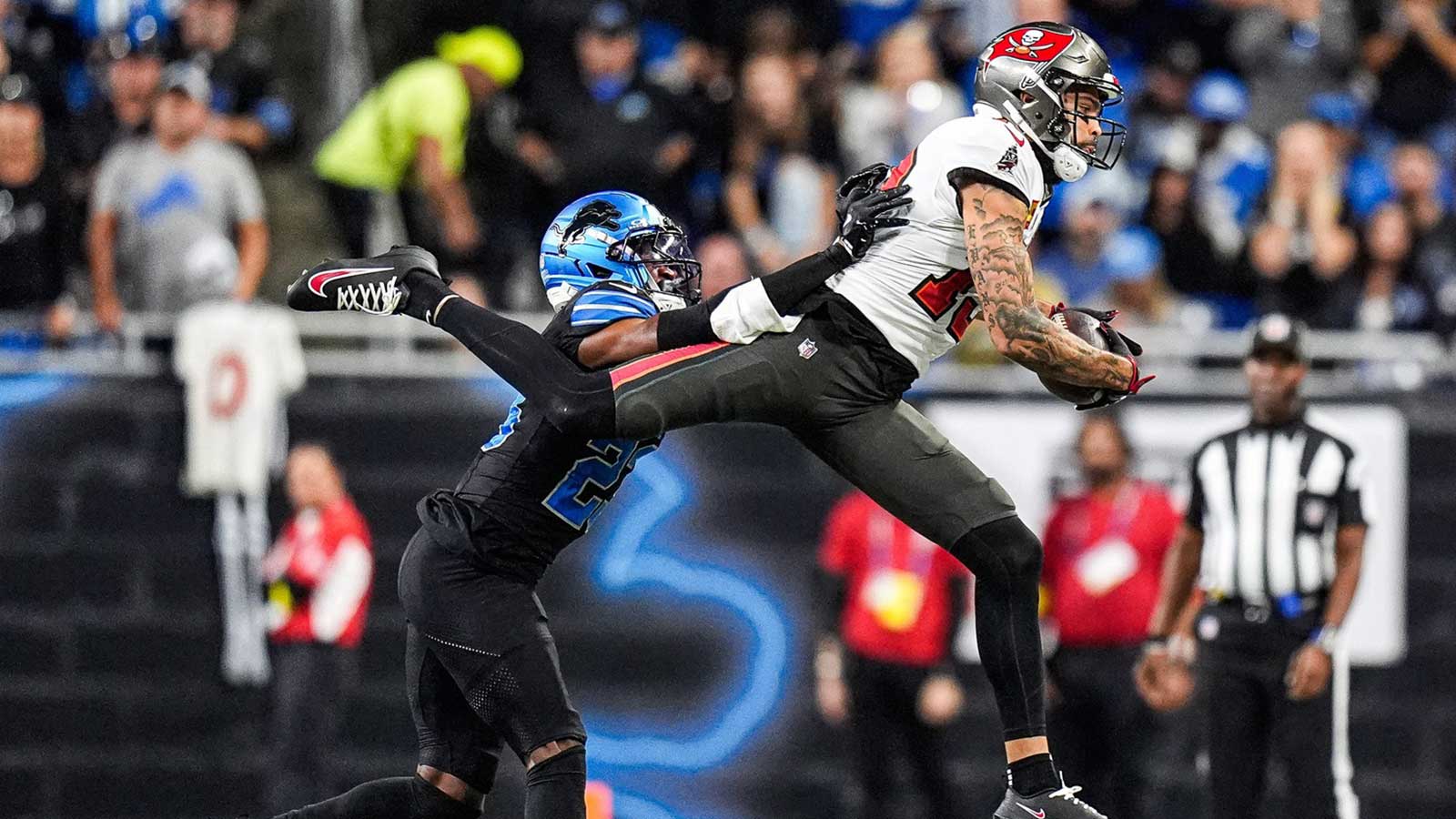 Buccaneers’ Mike Evans back at practice in quicker than expected injury ...