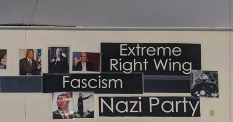 School apologises after comparing Farage to far-right dictator