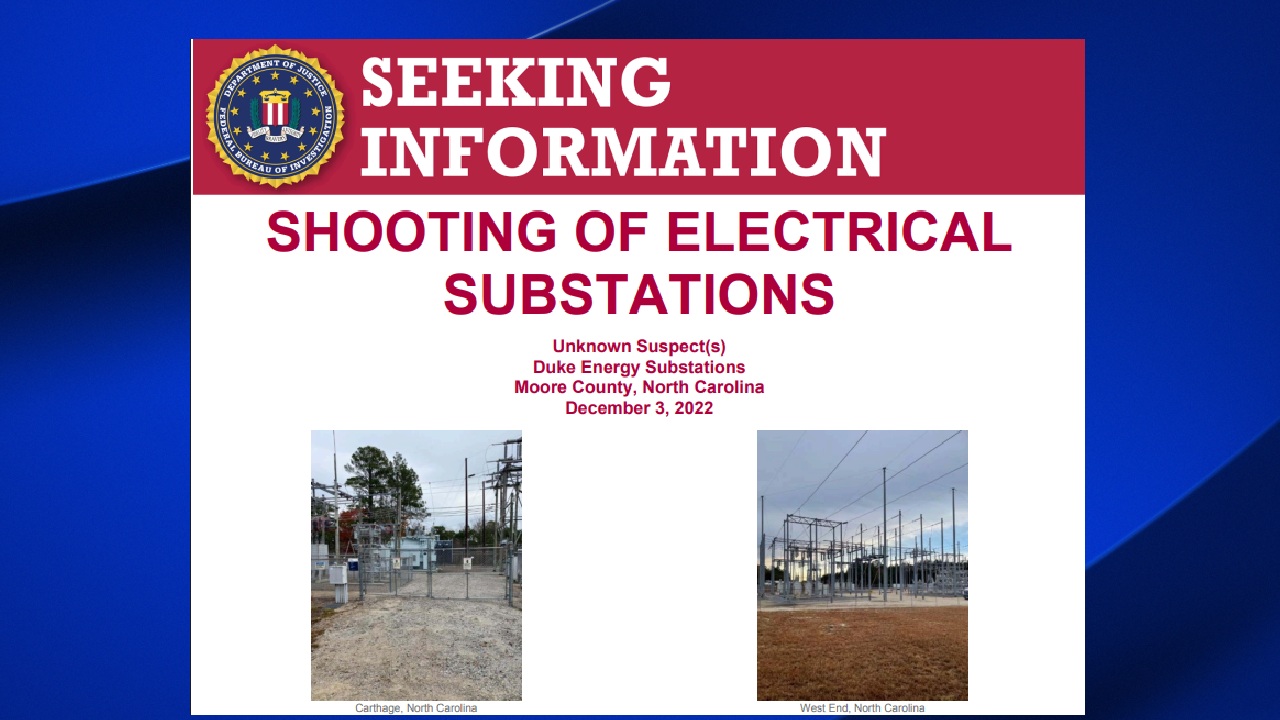 Targeted attack on Duke Energy power grids in Moore County remains unsolved