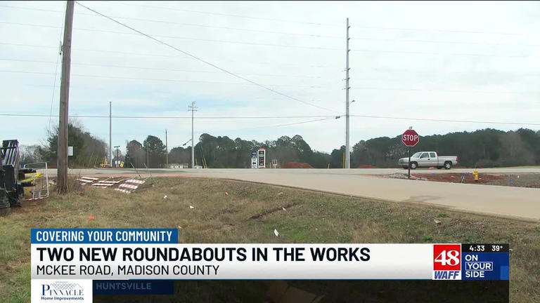 Madison Co. Commission planning to add new roundabouts along McKee Rd.