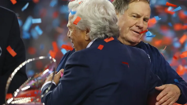 Robert Kraft reacts to Bill Belichick's Hall of Fame rejection with ...
