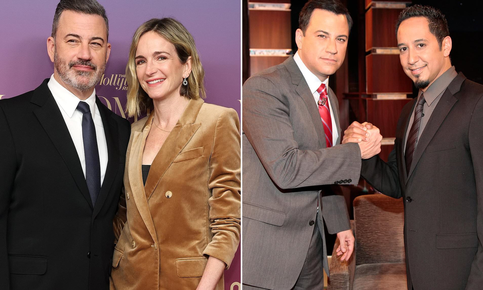 Jimmy Kimmel returns to the red carpet for the first time since death ...