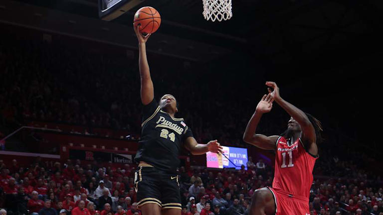 Shots falling again for Purdue sophomore Gicarri Harris after tough start