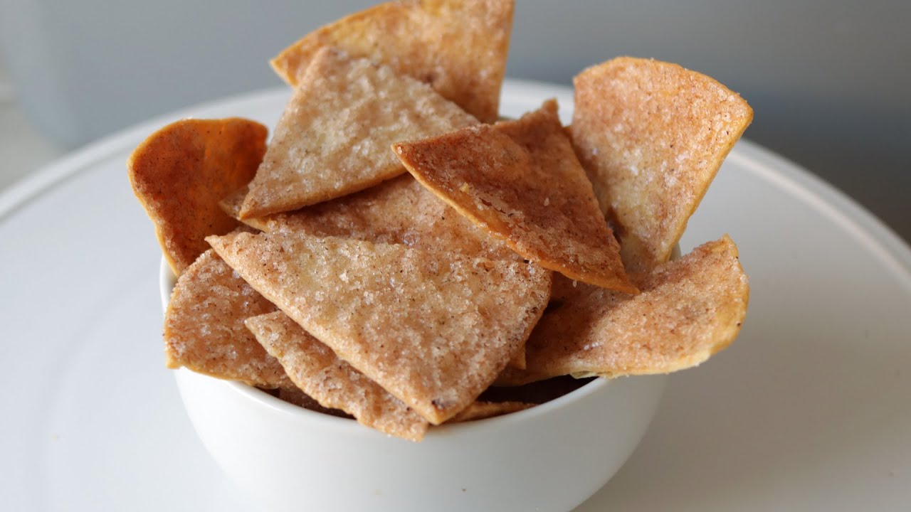 How to make cinnamon sugar tortilla chips
