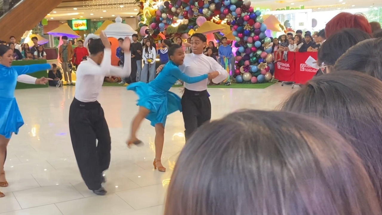 Dance sport mishap during performance in Tuguegarao, Philippines