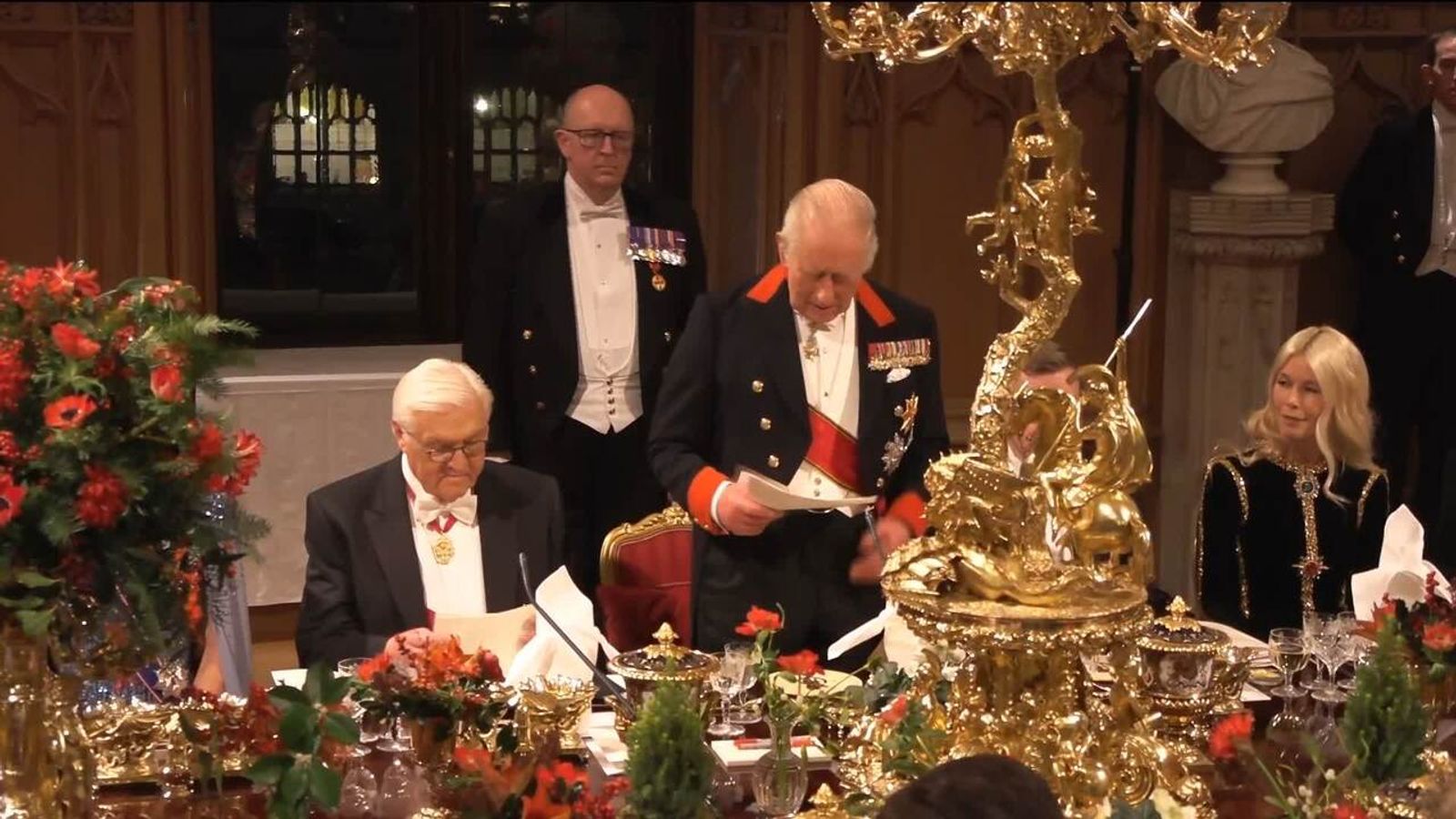 Watch: King's full speech at state banquet