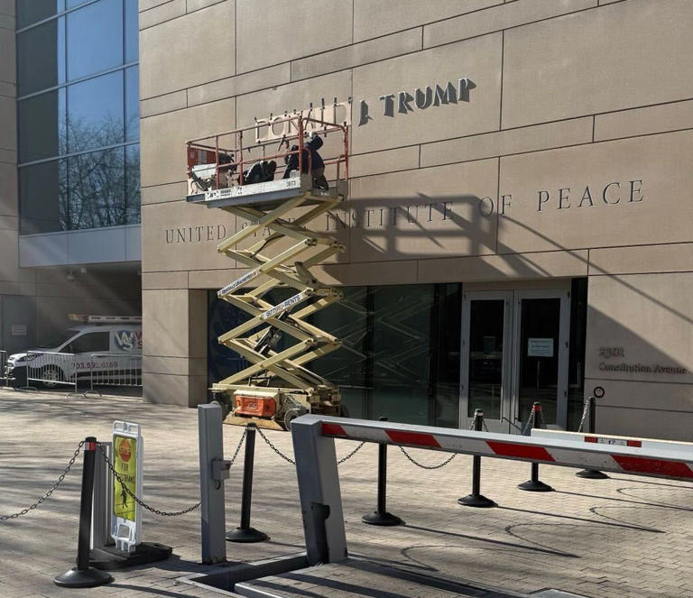 The renamed 'Donald J Trump Institute of Peace' hosts first event