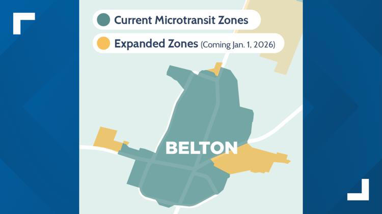 How Belton’s HOP expansion will make it easier to reach neighborhoods ...