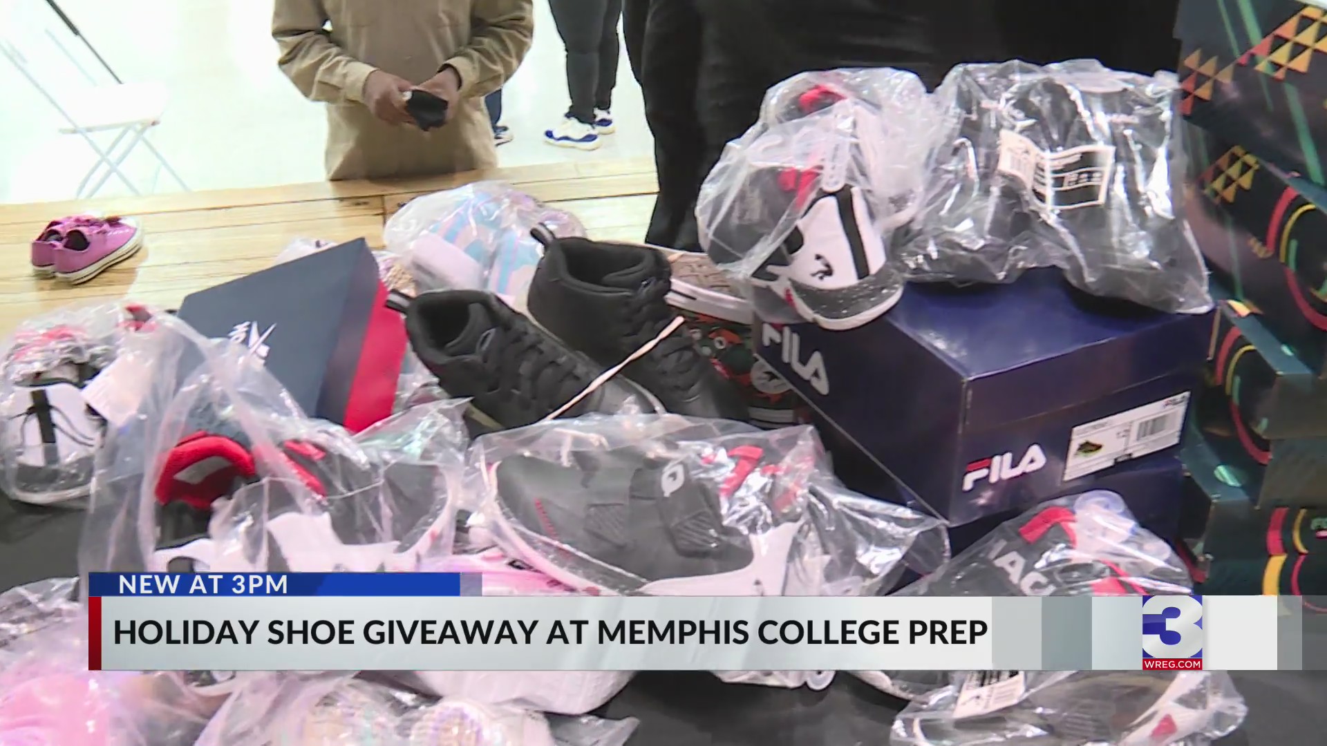 Memphis College Prep students gifted brand new shoes