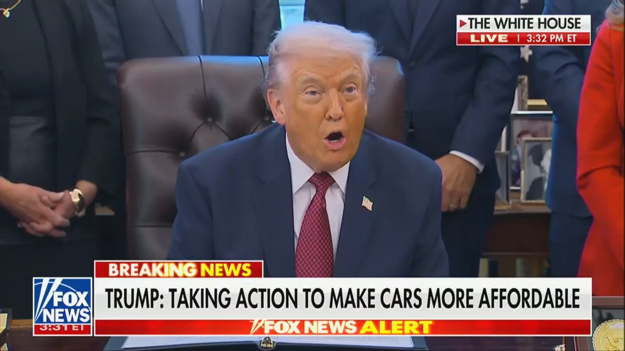 Trump announces he’s cancelling Biden’s fuel efficiency standards for cars