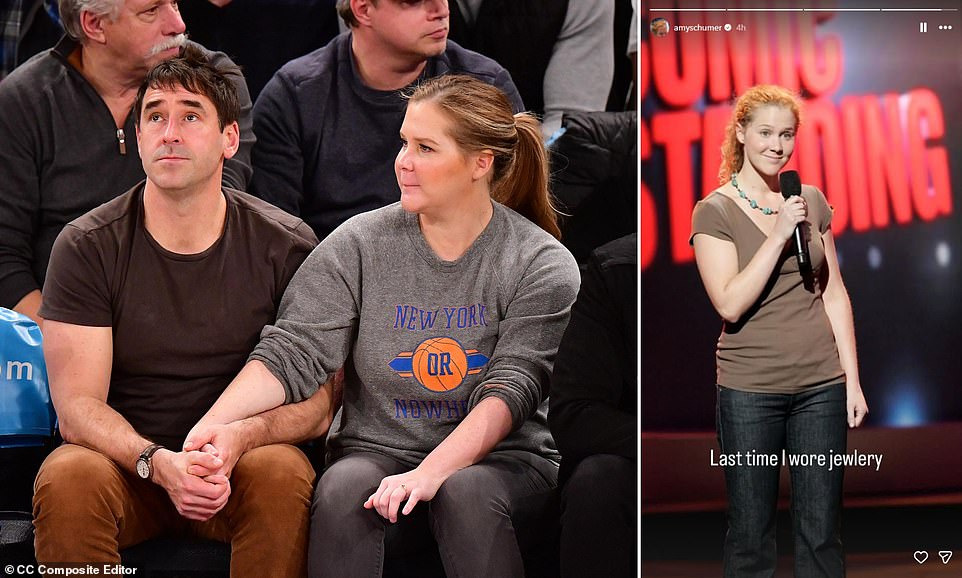 Amy Schumer hits back at scrutiny over her missing wedding ring